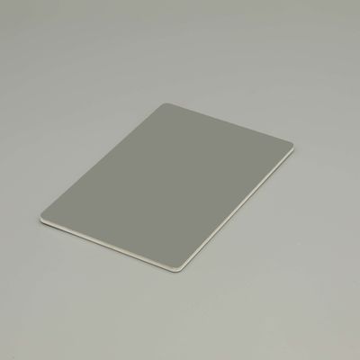 1000mm 1500mm Panel komposit aluminium tahan api abu-abu Acp tahan api